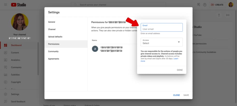 How to Grant Access to Your YouTube Channel - Positive Medium